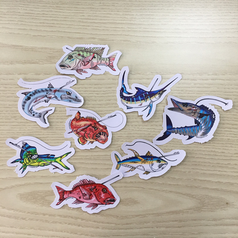 Fish Stickers | Sticky Smart Wallet