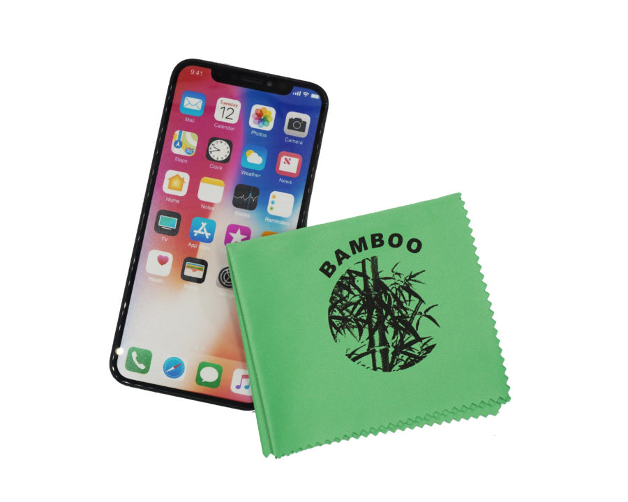 Microfiber Cloth Example with Phone | Sticky Smart Wallet